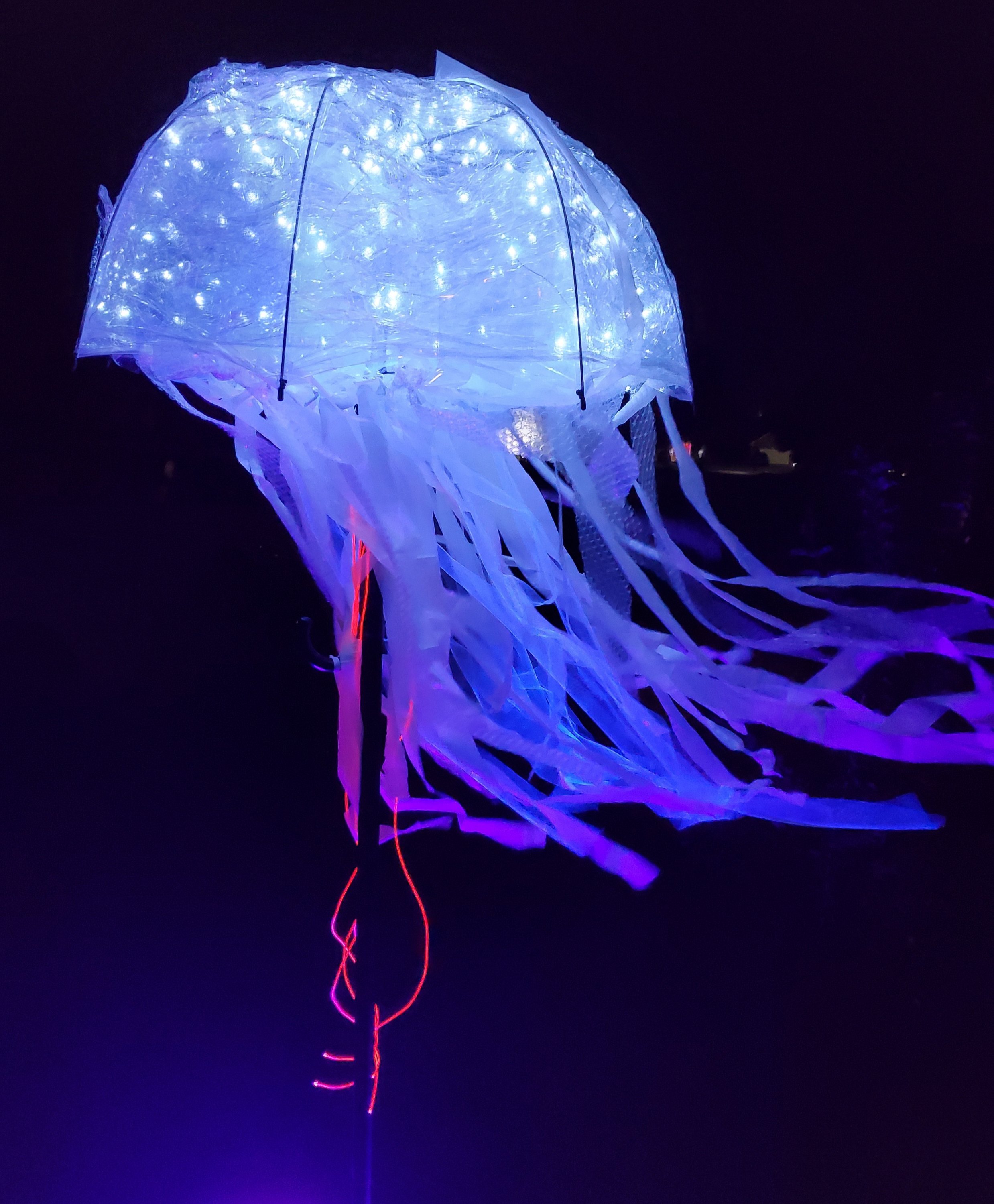 Glowing Jellyfish: Outdoor Halloween – Crazy Green Thumbs